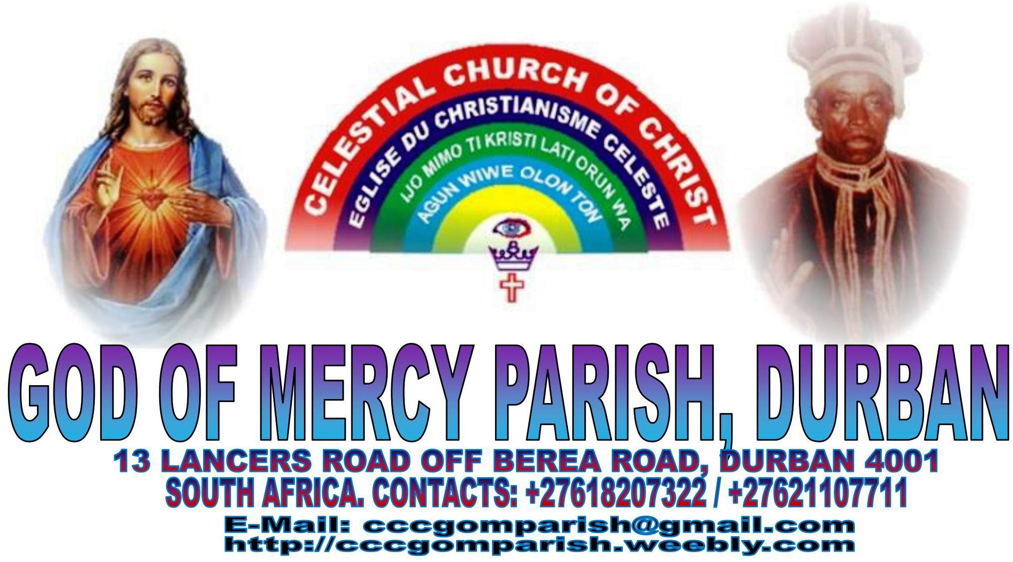 Celestial Church of Christ "God of Mercy Parish" in Berea, KZN